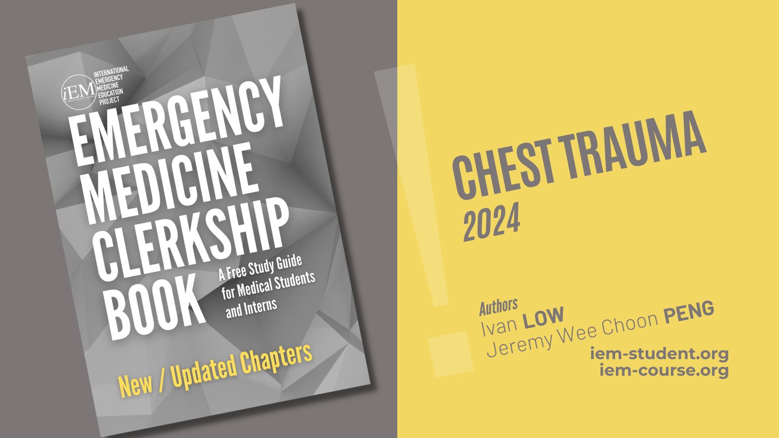 Chest Trauma (2024) – International Emergency Medicine Education Project